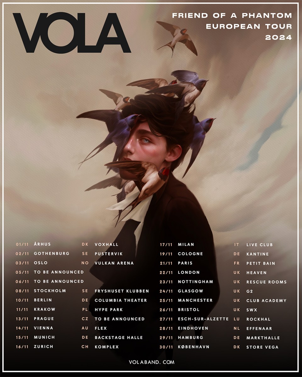 VOLA announce European tour – Markus' Heavy Music Blog