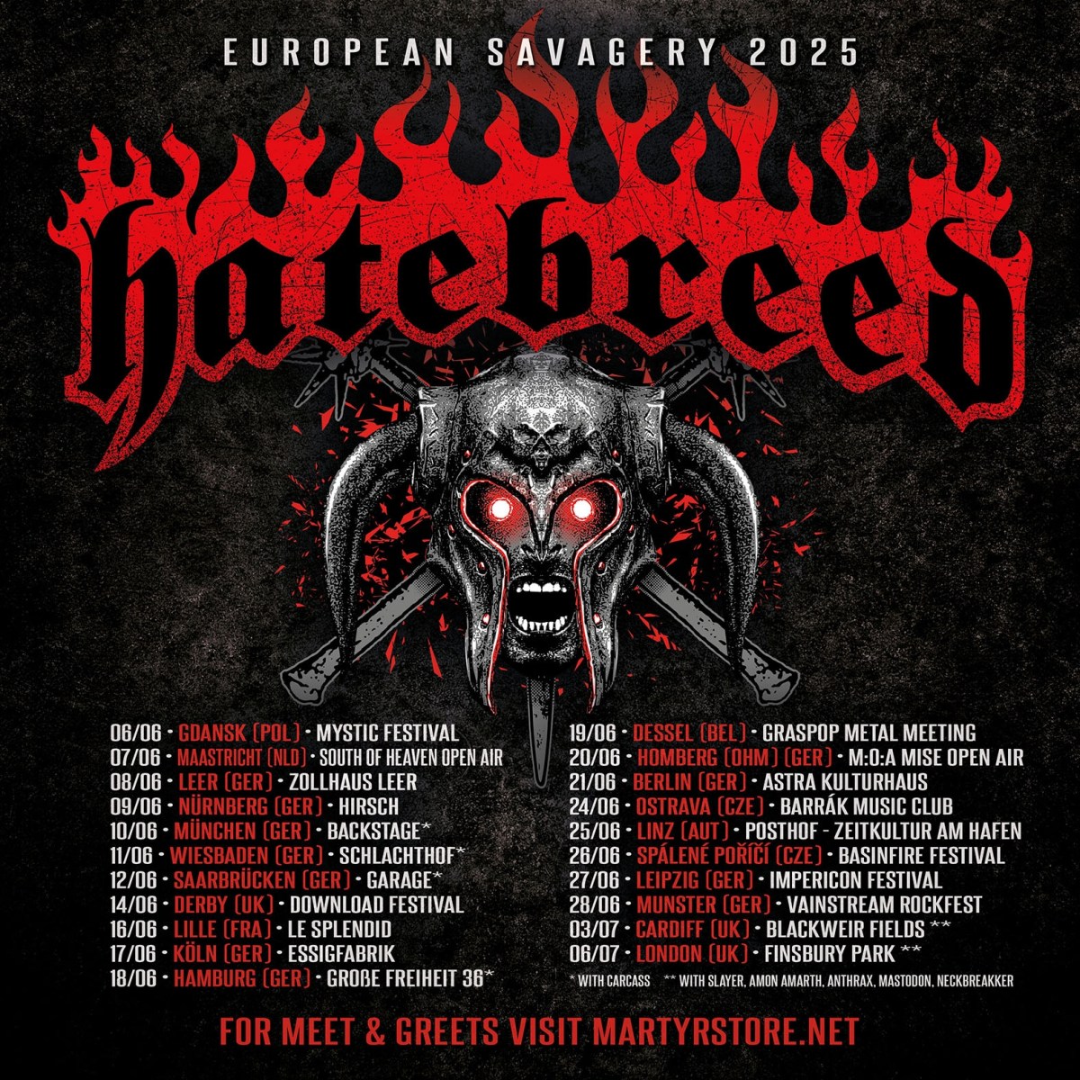 HATEBREED – headliner- and festival shows this summer – Markus' Heavy ...
