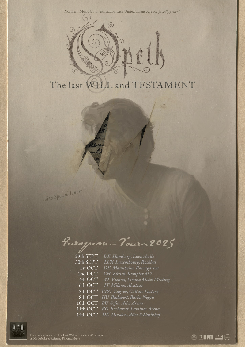 OPETH – new performance video and tour dates – Markus' Heavy Music Blog