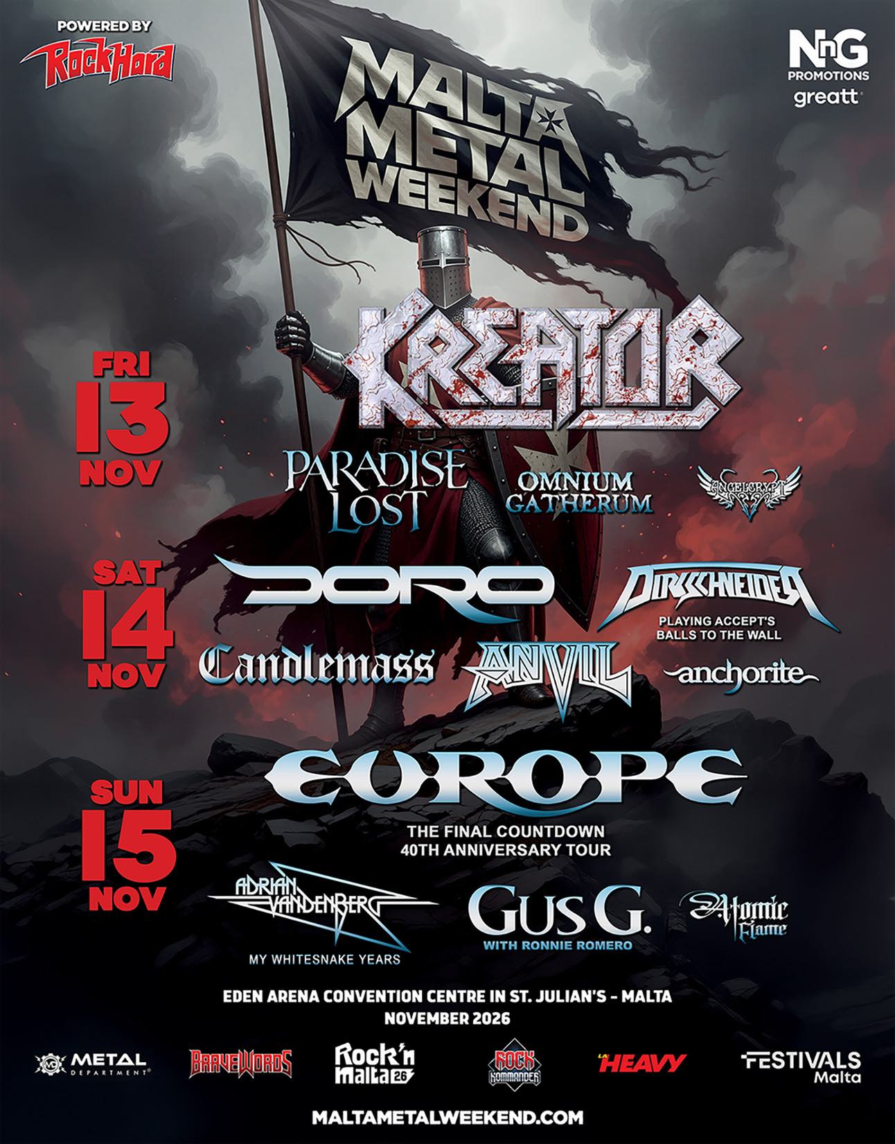 MALTA METAL WEEKEND 2026 – line-up and details – Markus' Heavy Music Blog