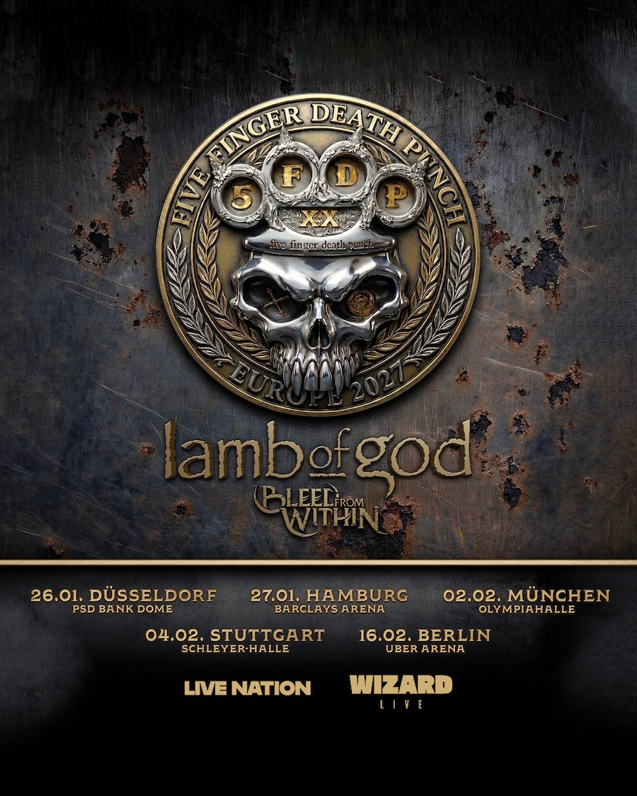 FIVE FINGER DEATH PUNCH – UK and European tour in early 2027 – Markus ...